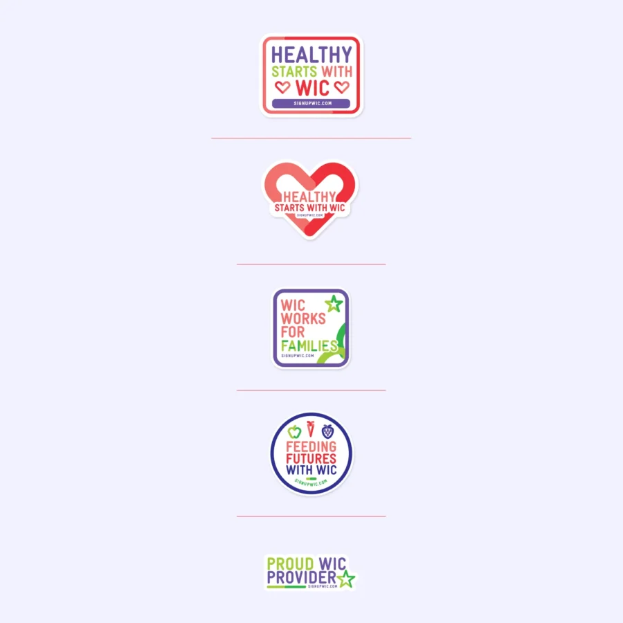WIC Stickers | Official NWA Merchandise for Community Events